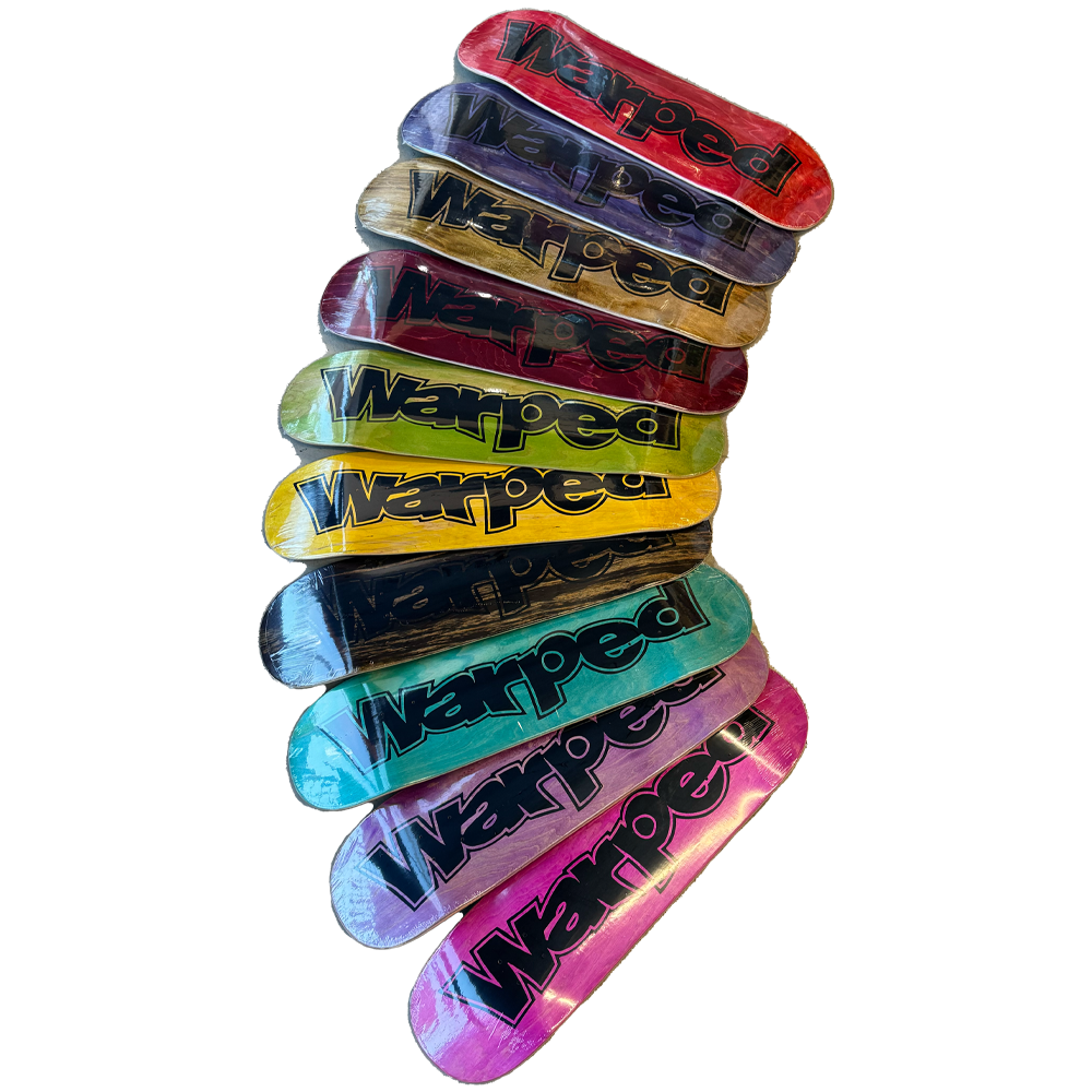 Warped Logo Ply Stain Deck – Warped Skate Shop